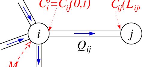 3 The Boundary Condition On The Concentration In A Link C O I T Is Download Scientific