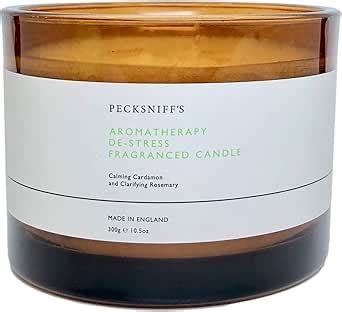 Pecksniffs England Aromatherapy De Stress Fragranced Candle