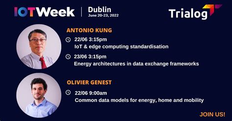 Trialog On Linkedin 😃 We Are Pleased To Attend The Iot Week In Dublin Ireland From June…