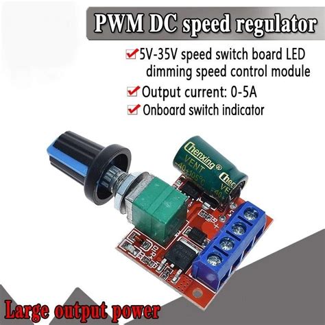 Jual Pwm 90w 5a Dc 4 5 35v Motor Speed Dimmer Controller Lampu Led