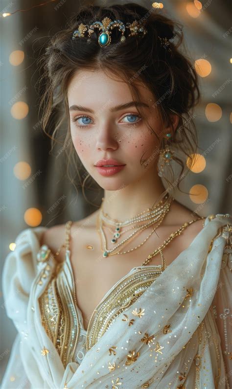 Premium Photo Trojan Princess Of Unearthly Beauty In Ancient Greek
