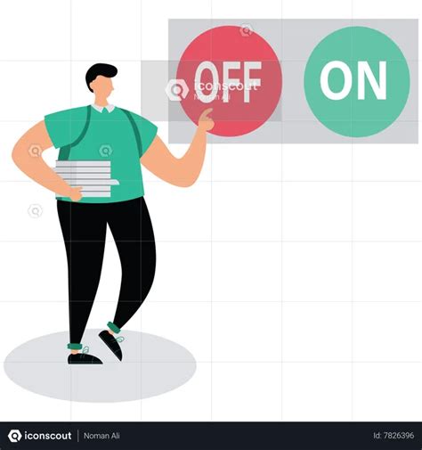 Best Switch Off Or Turn Off Setting Preference Illustration Download In