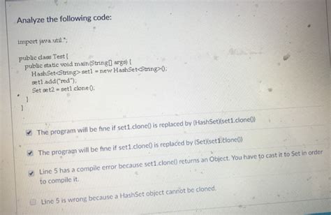 Solved Analyze The Following Code Import Javautil Public