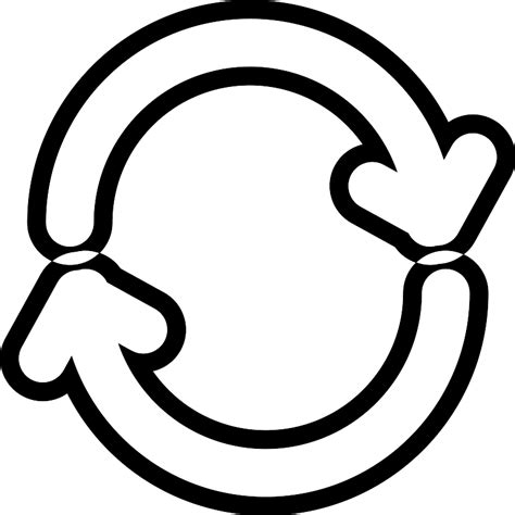 Circular Arrows Vector SVG Icon SVG Repo