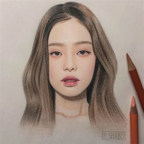 Pin By Hồng Nguyễn On Tranh Vẽ Kpop Kpop Drawings Color Pencil