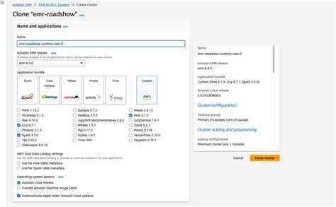 Emr On Ec2使用spot Aws Workshop