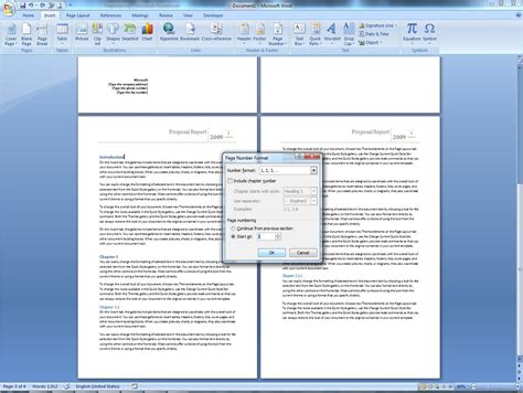 ms office helping you and me headers footers page numbers