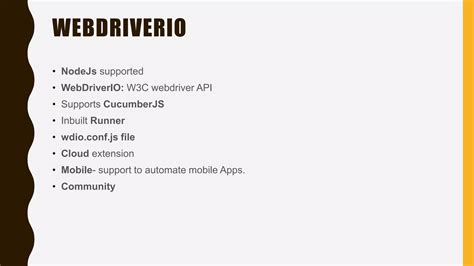 Nightwatch Js For End To End Tests Pptx