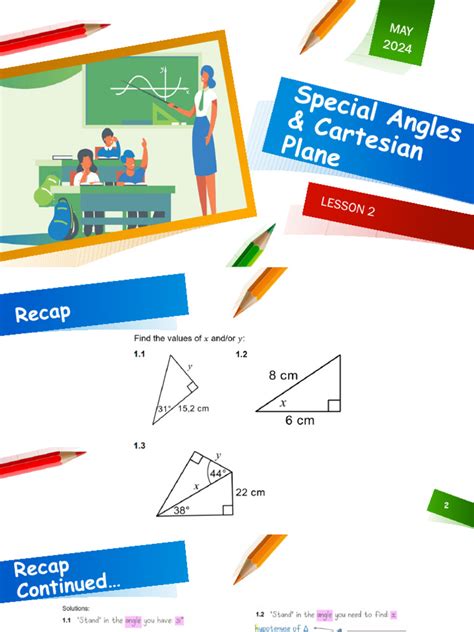2 Special Angles And Cartesian Plane Pdf
