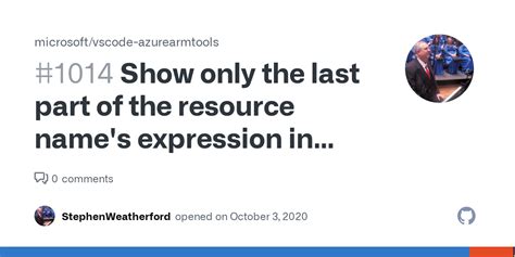 Show Only The Last Part Of The Resource Names Expression In The