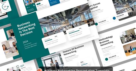 Business Networking Powerpoint Presentation Incl Business And Connection Envato