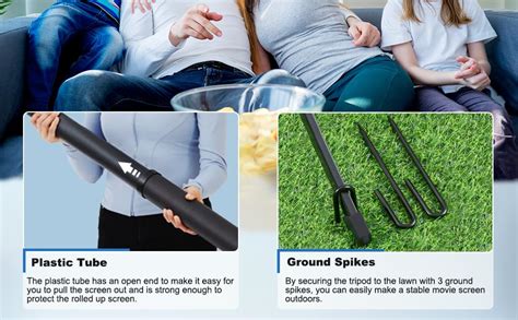 Projector Screen And Stand Portable Projector Screen 120 Inch 16 9 Outdoor Projector Screen