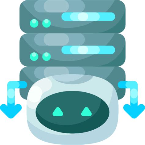 Data Server Special Shine Flat Icon