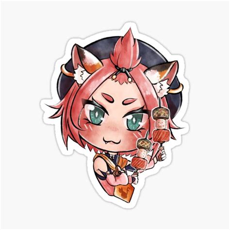 Fanmade Diona Genshin Impact Sticker For Sale By Umivette Redbubble