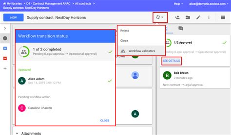 Perform Workflow Actions Aodocs Knowledge Base