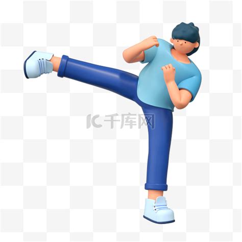 跆拳道踢腿图片 跆拳道踢腿图片素材免费下载 千库网