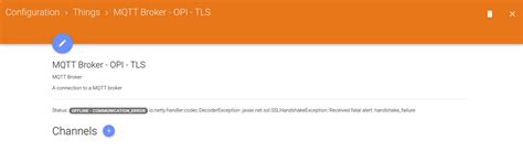 Need Working Example For Openhab Mqtt Over Tls Tutorials And Examples Openhab Community