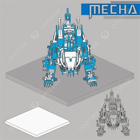 아이소 메트릭 전투 로봇 고품질 전투 로봇 흰색 배경 벡터 일러스트 레이 션에 고립 로봇 미래 금속 Png 일러스트 및 벡터 에 대한 무료 다운로드 Pngtree