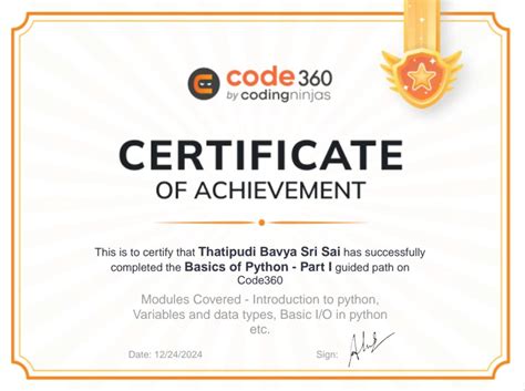 pythonprogramming codingninjas code360 learningjourney… bavya sri