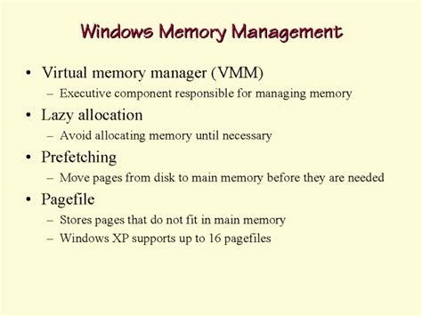 Windows Memory Management