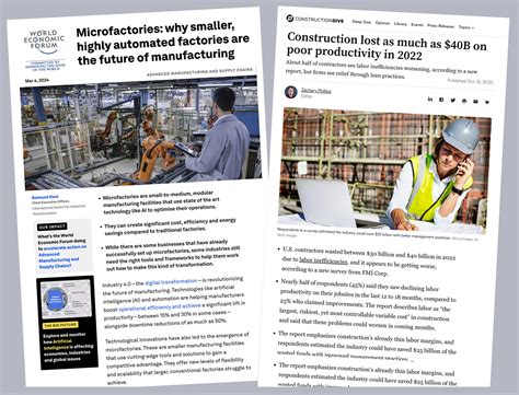 300 000 Robotic Micro Factories Pump Out Custom Designed Homes