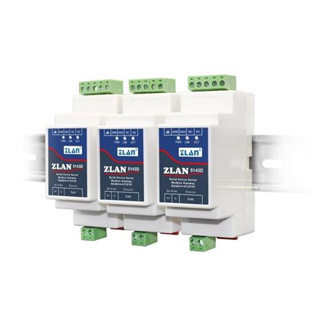 ☋zlan5143d Json Mqtt Din Rail Rs485 Serial Port To Tcp Ip Ethernet Rj45 Converter Lan Modbus Rtu