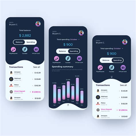 Mobile Banking Concept On Behance