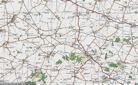 Historic Ordnance Survey Map Of Tilbrook 1919