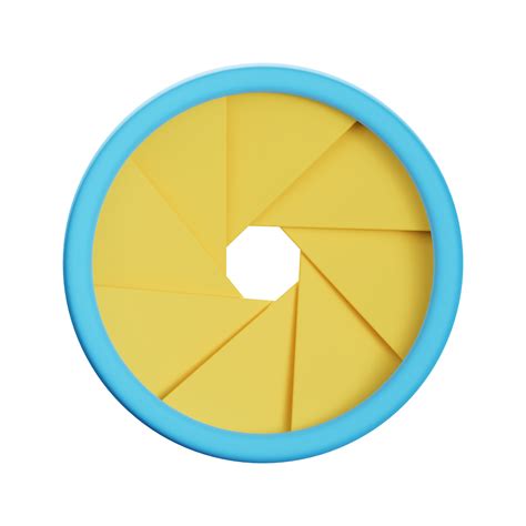 Camera Shutter 3d Icon Illustration 22187327 Png