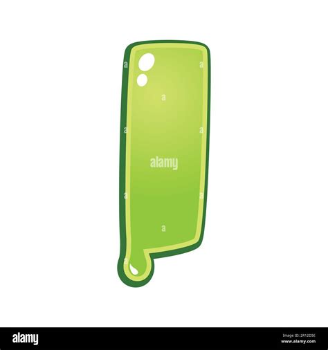 Slimy Font Type Letter I Stock Vector Image Art Alamy