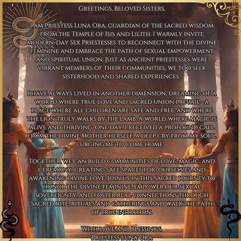 The Sex Priestess Initiation The Sex Magic Babe Mother Is Rising