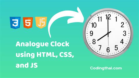 Analogue Clock Using Html Css And Js