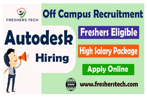 Autodesk Careers India 2023 Freshers Hiring Intern Software Engineer Jobs By Freshers Tech