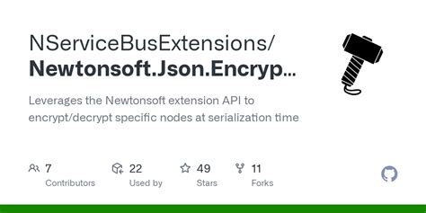 GitHub NServiceBusExtensions Newtonsoft Json Encryption Leverages The Newtonsoft Extension