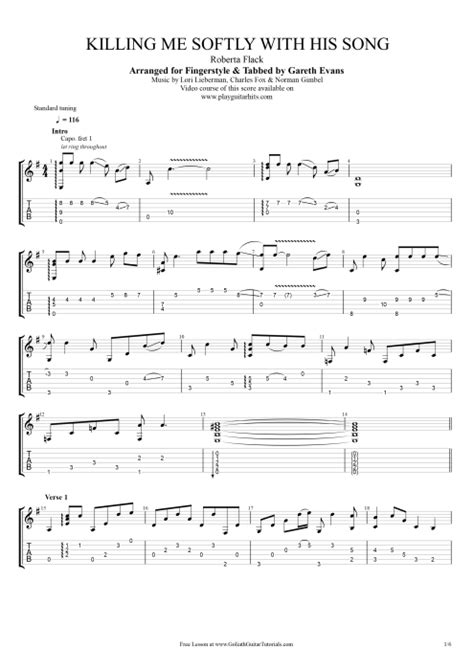 Killing Me Softly Guitar Chords