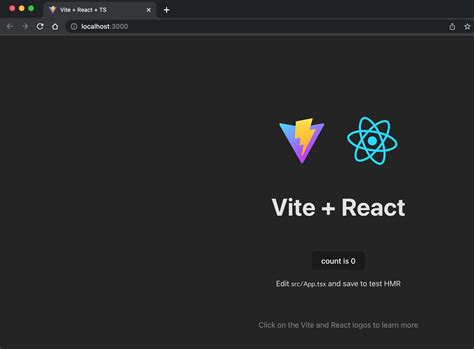 テンプレートから作成したviteプロジェクトの開発サーバーをlocalhost3000に変える Javascript Qiita