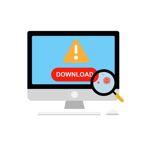 Hedging Concept Alert Detected Viruses Beware Of Downloading Viruses