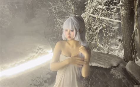 20°的雪景温泉 萌芽儿oo 萌芽儿oo 哔哩哔哩视频