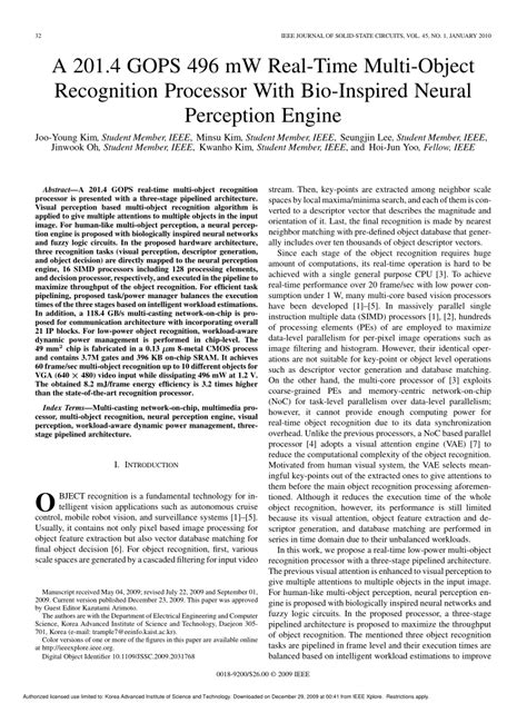 pdf a 201 4 gops 496 mw real time multi object recognition processor