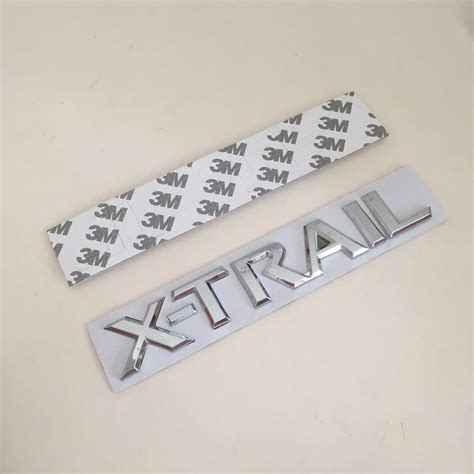 자동차 엠블럼 레터링 로고 마크 뱃지 호환 1pcs 3d Abs X Trail 편지 후면 트렁크 데 칼 엠 티몬