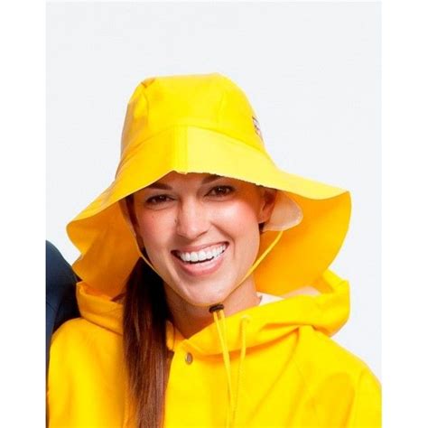 Yellow Rain Hat Rain Wear Rain Hat Yellow Raincoat