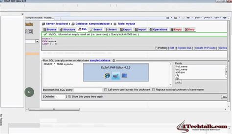 Access Database Using Php Youtube