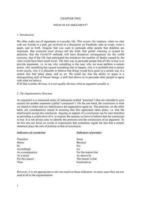 L2 Eng Critical Thinking Lecture Notes Lesson1 Chapter Two What Is