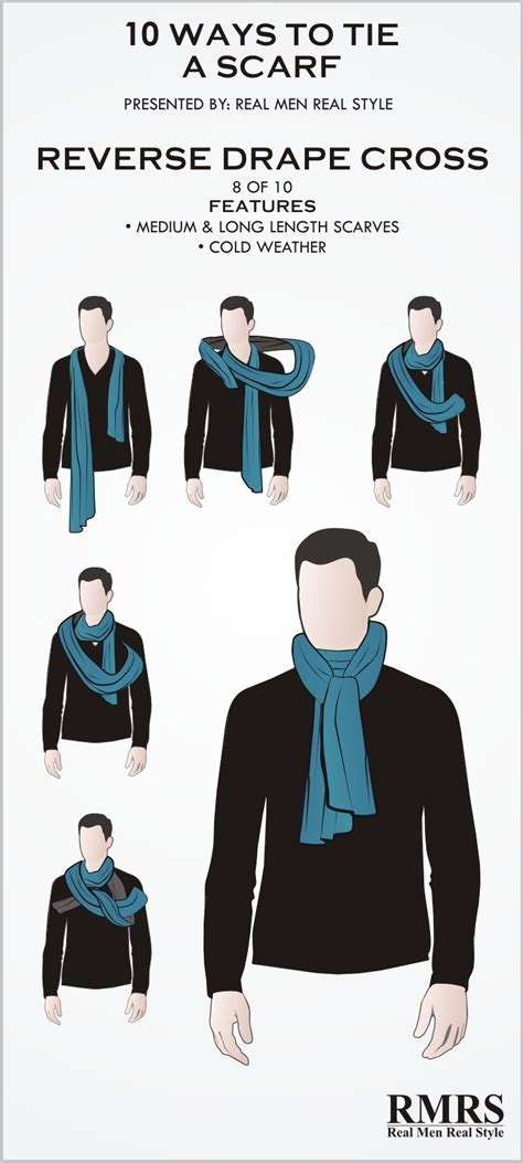 10 Manly Ways To Tie A Scarf Masculine Knots For Men Wearing Scarves Scarf Tying Scarf