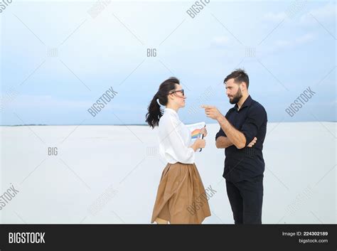Engineers Man Woman Image Photo Free Trial Bigstock