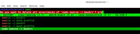 Hstr View Navigate Search And Manage Your Commandline History