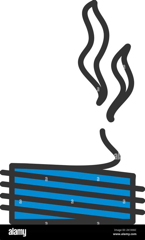 Solder Wire Icon Editable Bold Outline With Color Fill Design Vector Illustration Stock Vector