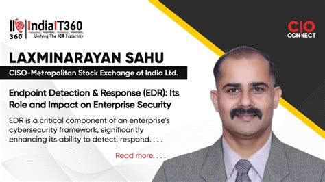 Learn About Endpoint Detection And Response Edr By Mr Sahu Indiait360 Posted On The Topic