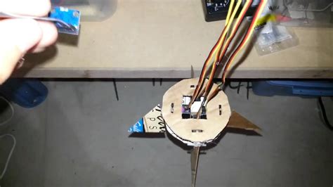 Arduino Rocket Guidance Proof Of Concept V0 2 Fin Demo Model Youtube