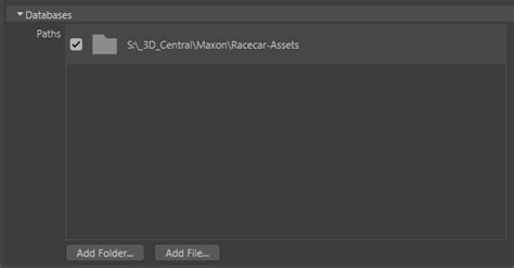 How Can I Set Custom Databases Paths In Prefs With Python